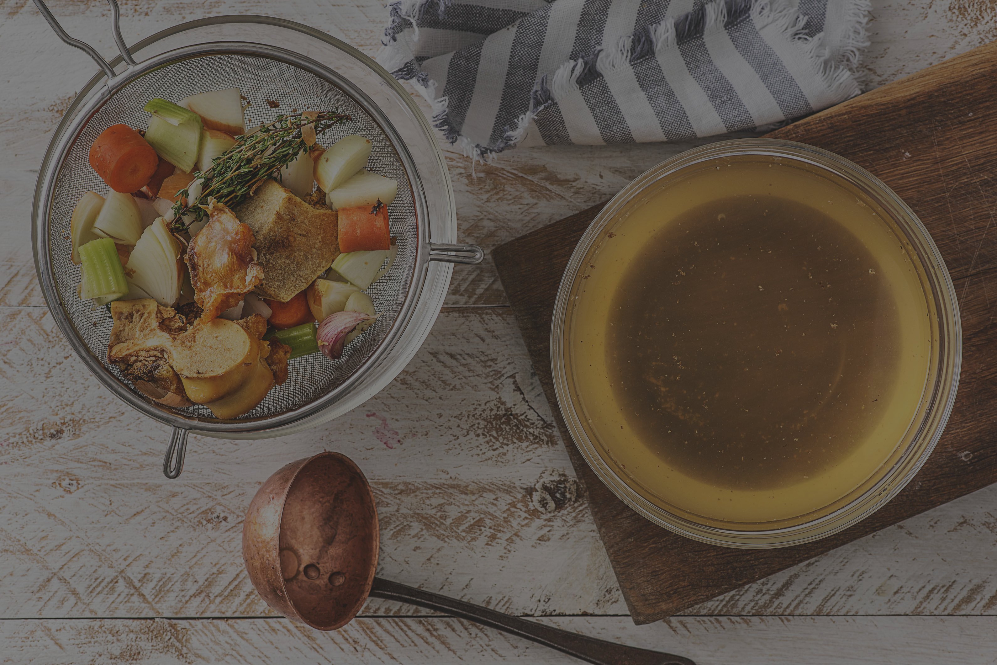 How to make bone broth from different types of meat