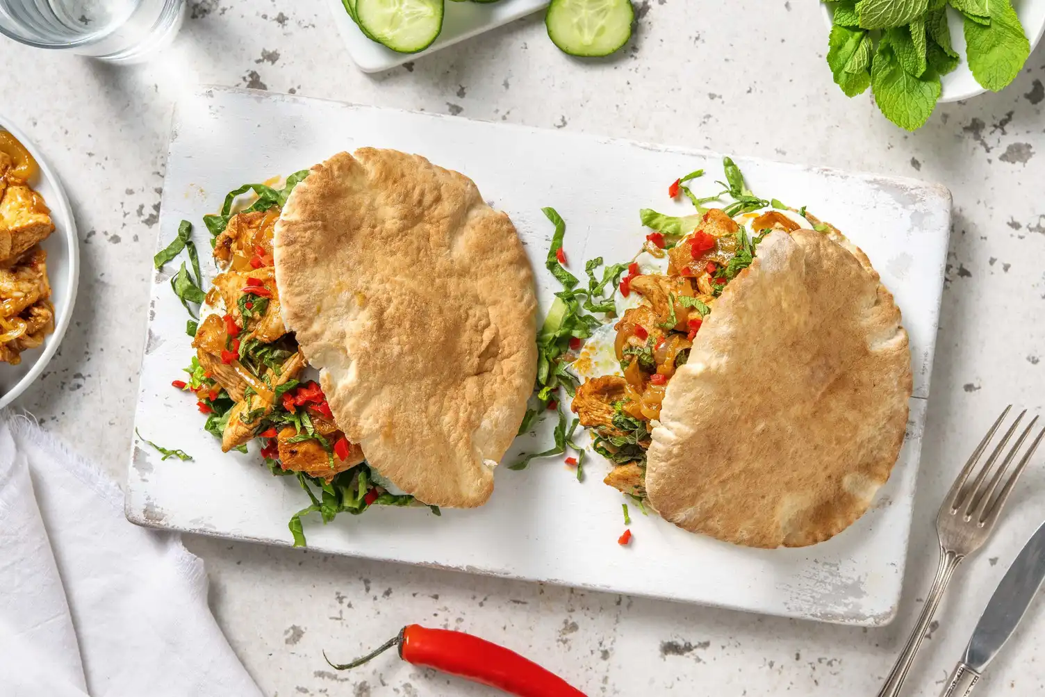 Pita recepten: van Grieks tot falafel en kip | HelloFresh